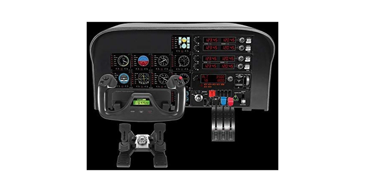 Logitech G Saitek Pro Flight Switch Panel instrumentenpaneel Zwart, PC