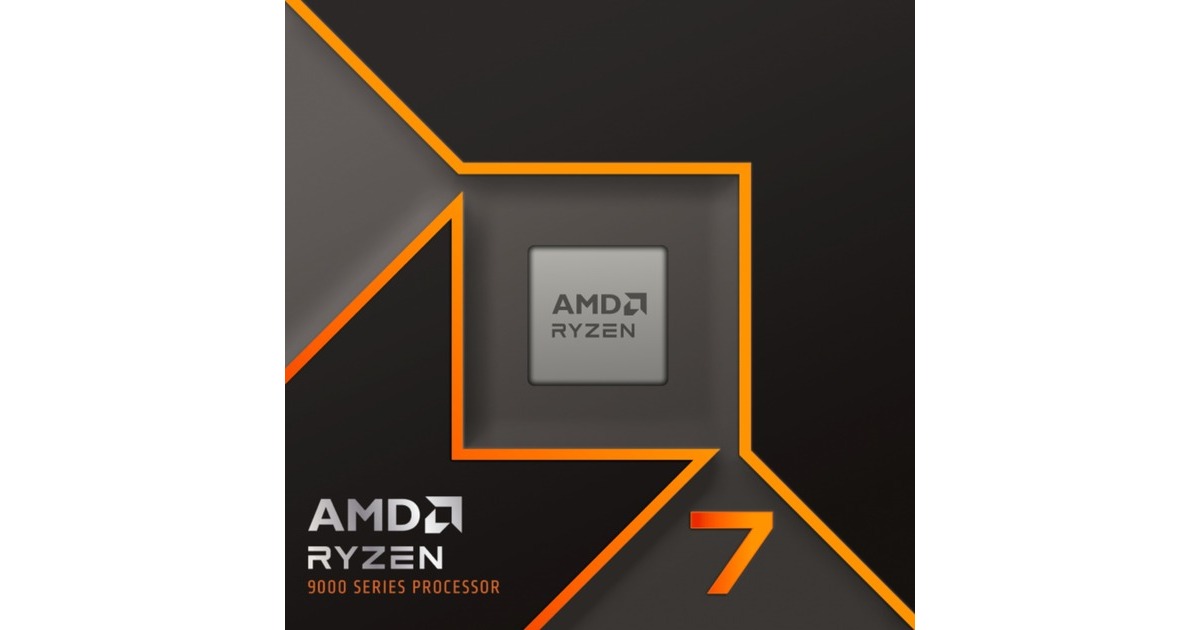 AMD Ryzen 7 9700X, 3,8 GHz (5,5 GHz Turbo Boost) socket AM5 processor ...