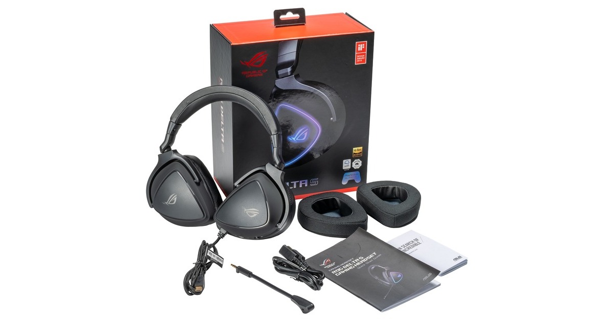 ASUS ROG Delta S over-ear gaming headset Zwart, Pc, PlayStation 4 ...