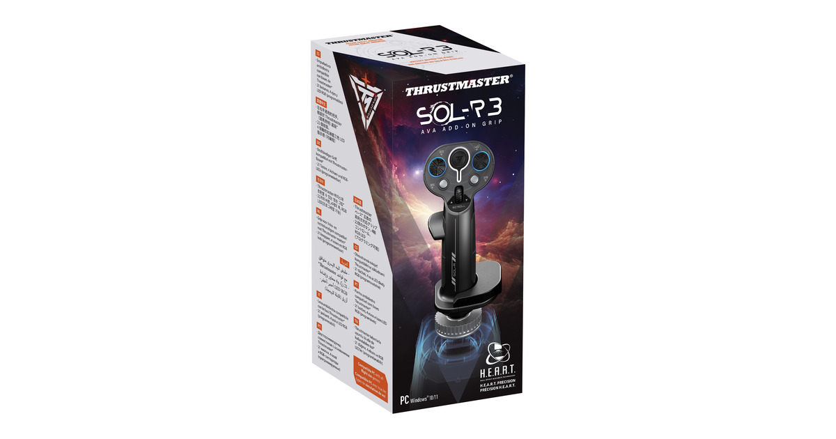 Thrustmaster Thrustmaster Sol-R 3 AVA Add-On Grip joystick Zwart