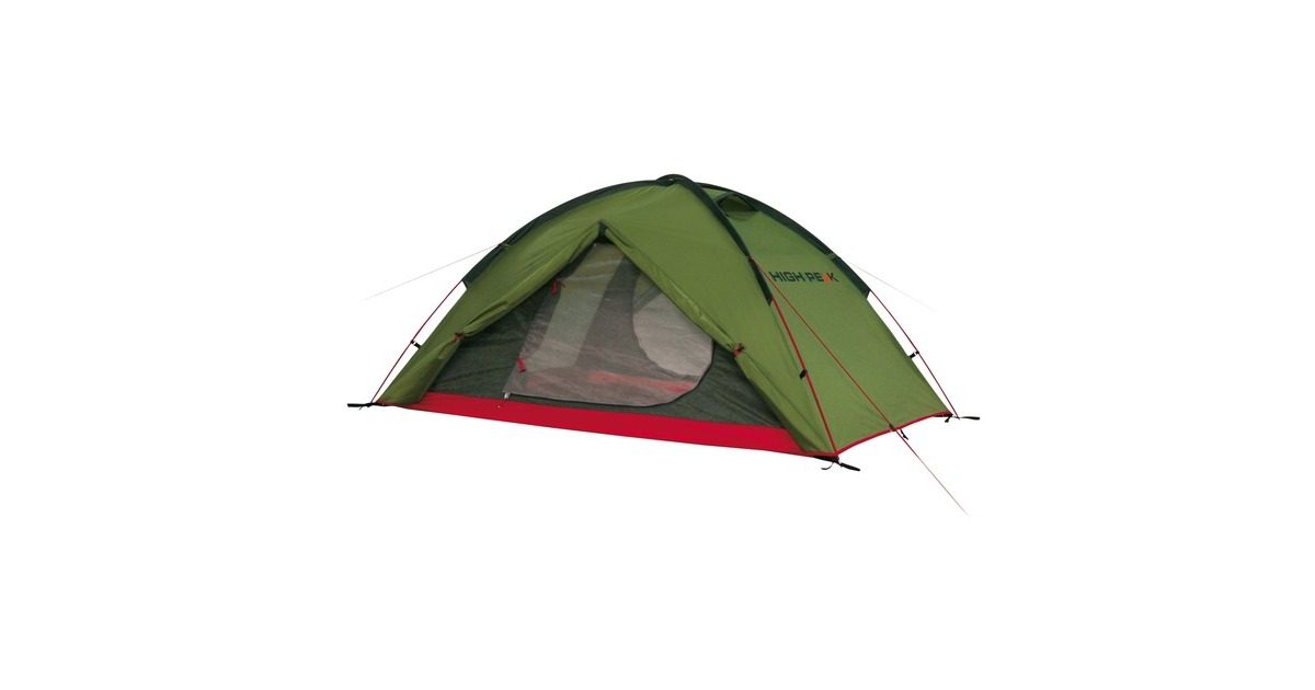 High Peak Koepeltent Woodpecker 3 Lichtgroen/rood