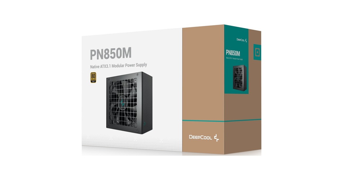 Deepcool PN850M 850W voeding Zwart, 3x PCIe, 1x 12VHPWR, Kabel-Management