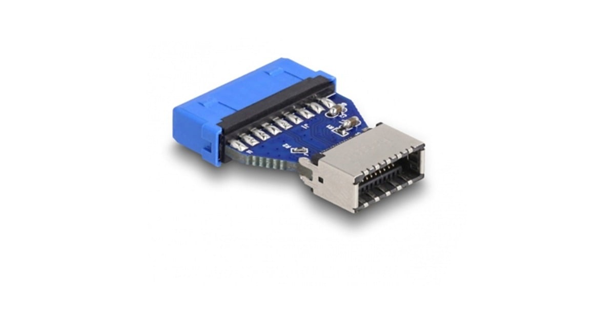 DeLOCK USB 3.2 Gen 1 Adapter Pin Header female to internal Key A female ...