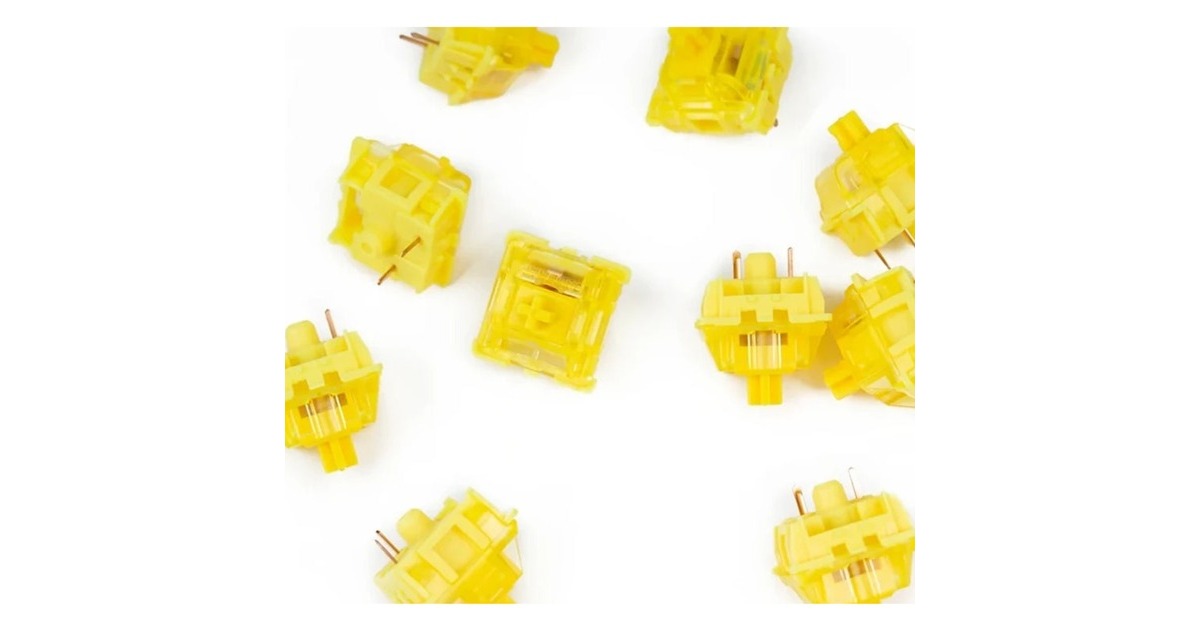 Keychron Gateron Phantom Switch set - Yellow, 110 Switches keyboard ...