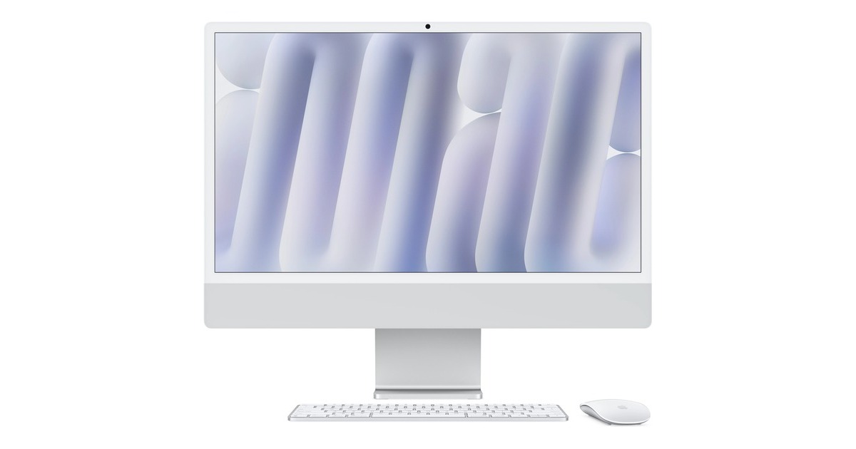 Apple iMac 2024 M4 24" (MWUC3N/A) all-in-one pc Zilver | M4 8 Core | 8 ...