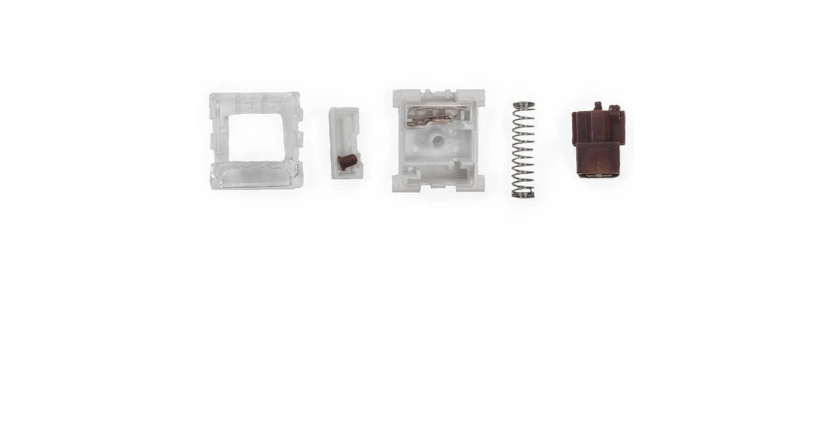 Keychron Kailh Box White keyboard switches Wit/transparant, 110 stuks