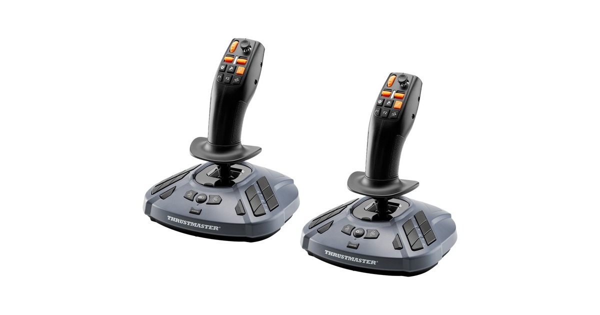 Thrustmaster Simtask Farmstick Bundel joystick Zwart/grijs, Pc