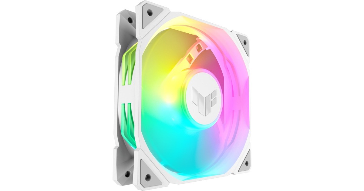 ASUS TUF Gaming TR120 ARGB case fan Wit, 120 x 120 x 25 mm