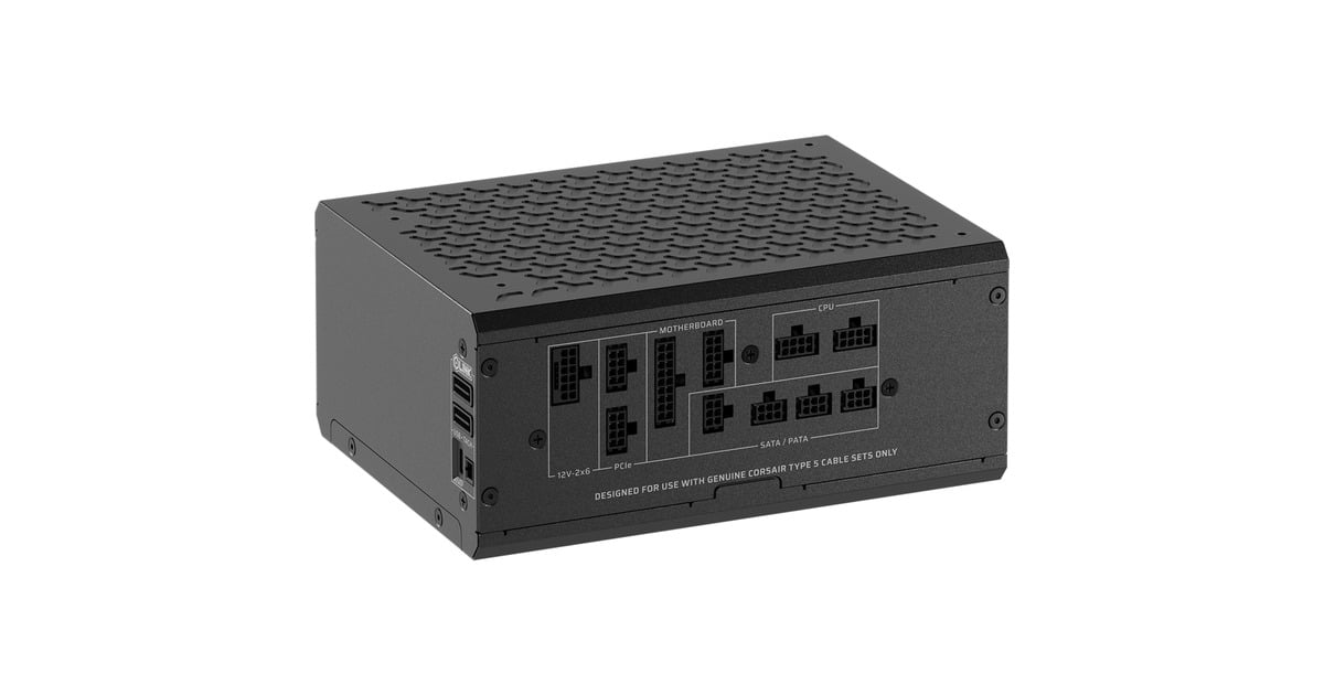 Corsair HX1200i SHIFT modulaire 1200 watt voeding Zwart, 1x 12V-2x6, 2x ...