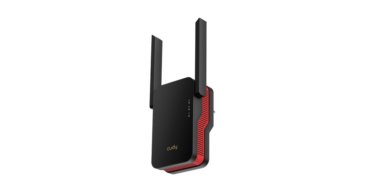 Cudy AX3000 Mesh Wi-Fi 6 Range Extender repeater Zwart