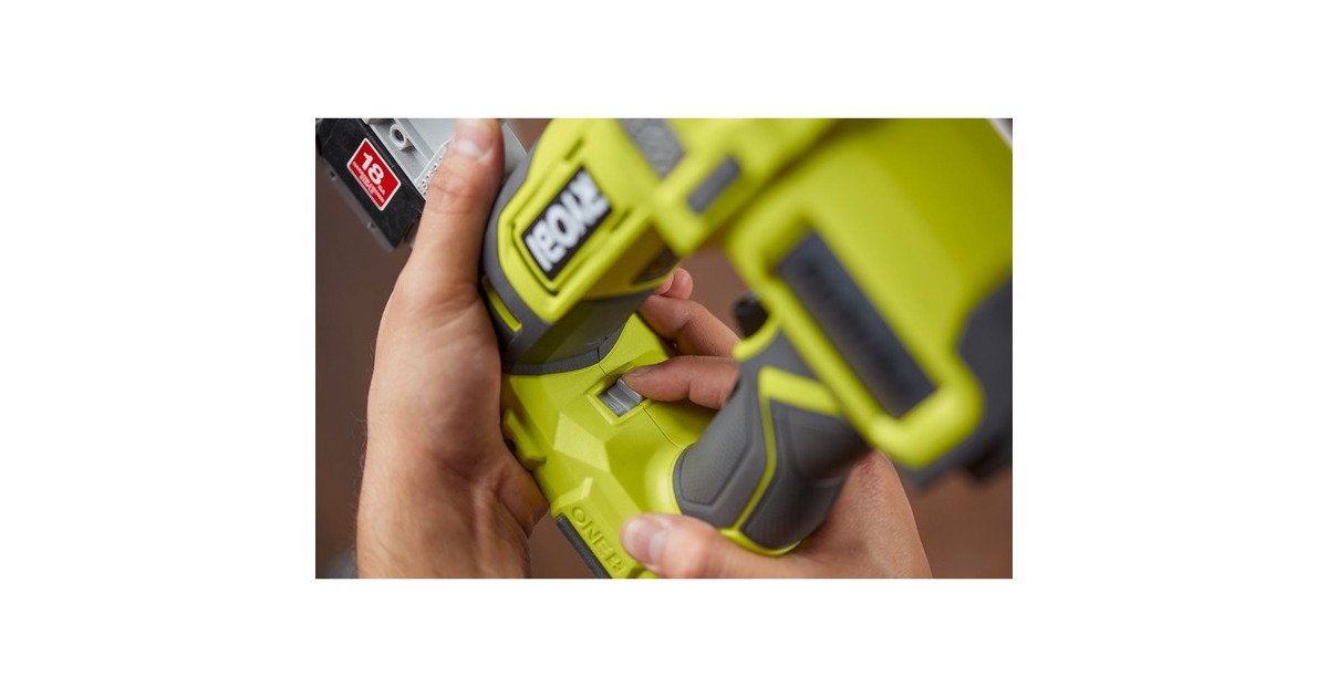 Ryobi ONE+ 18V Accu 18G Tacker R18GN18-0 spijkerpistool Groen/zwart ...