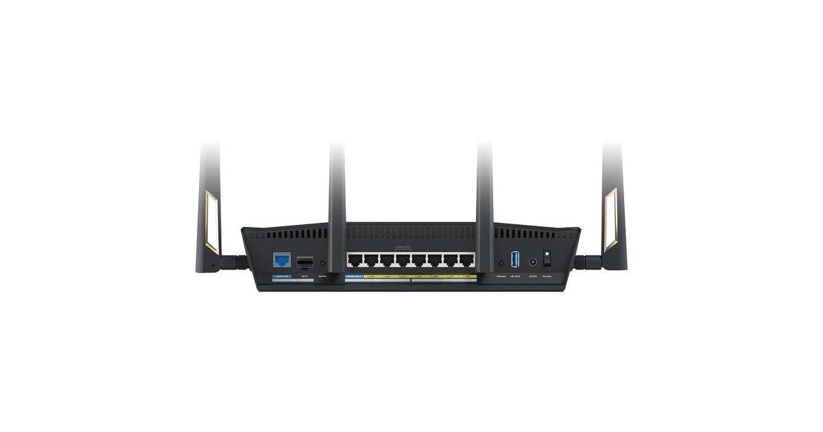 ASUS RT-BE88U router Zwart