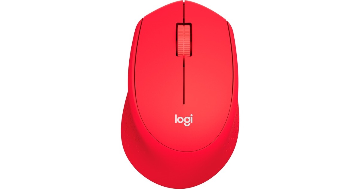 Logitech M330 SILENT PLUS muis Rood, 1000 dpi