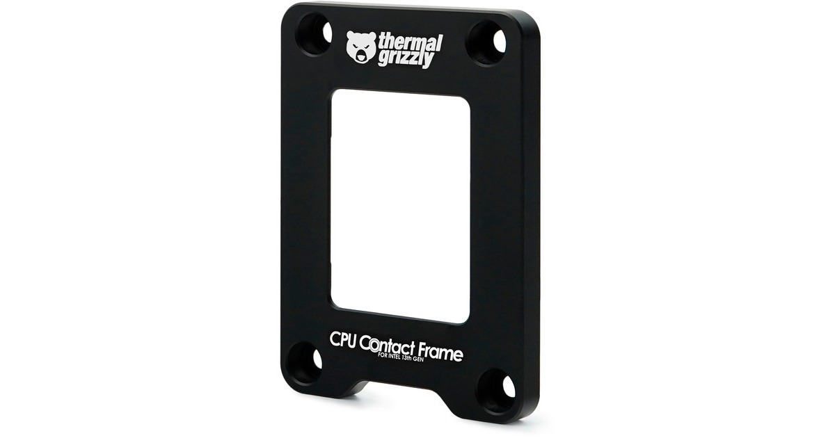 Thermal Grizzly CPU Contact Frame houder Zwart, Intel 13th & 14th Gen CPU's