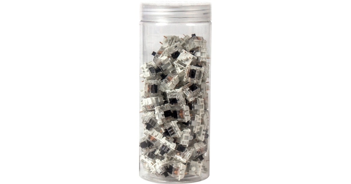 Keychron Gateron G Pro Black keyboard switches Zwart/transparant, 110 stuks