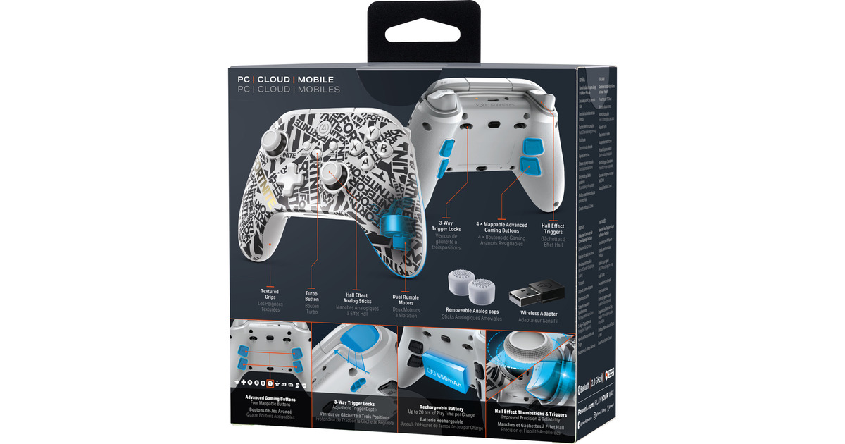 PowerA OPS v1 Wireless Controller for Cloud Gaming - Fortnite Edition ...