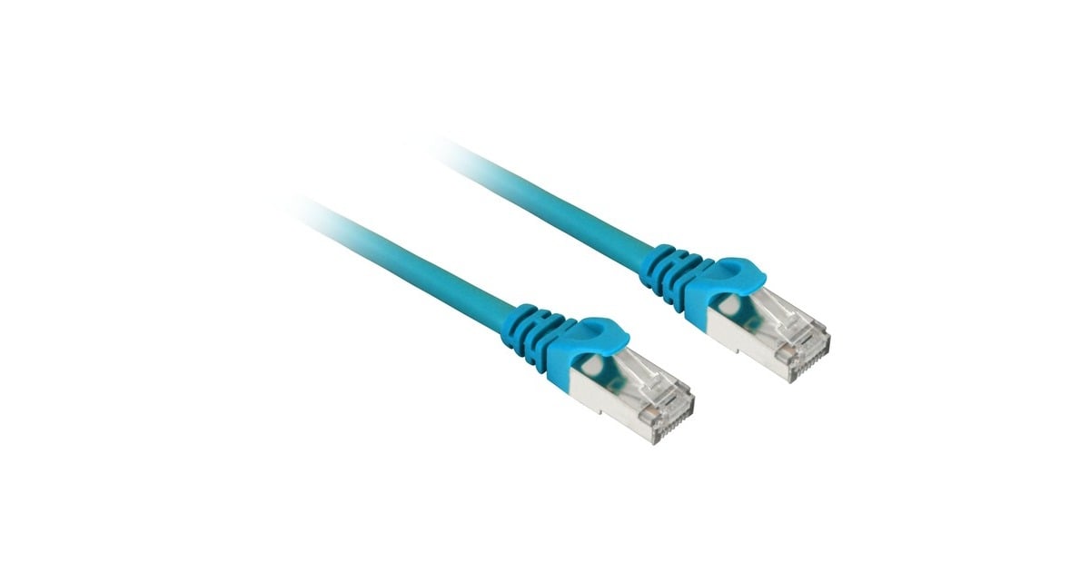 Sharkoon Patchkabel SFTP, RJ-45 met Cat.6 Blauw, 5 meter