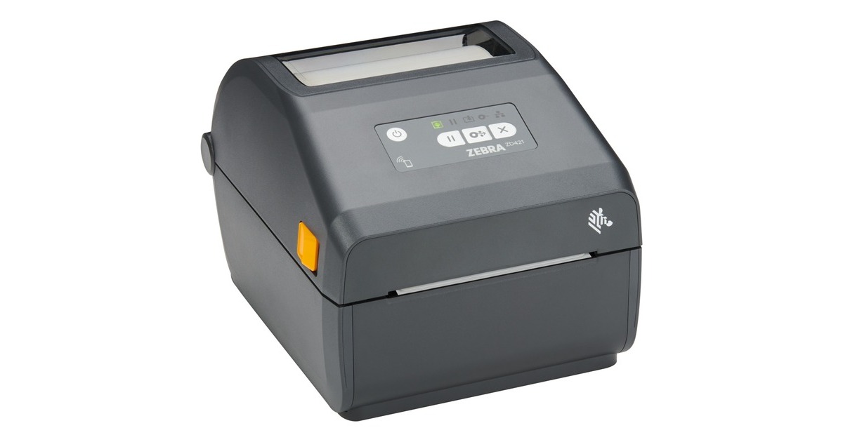 Zebra ZD421d labelprinter antraciet, USB, LAN, 203 dpi, RTC