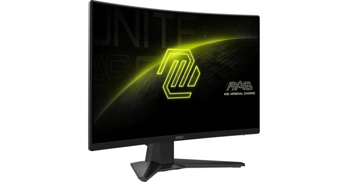 MSI MAG 242C 23.6" curved gaming monitor Zwart, HDMI, DisplayPort, 180 Hz