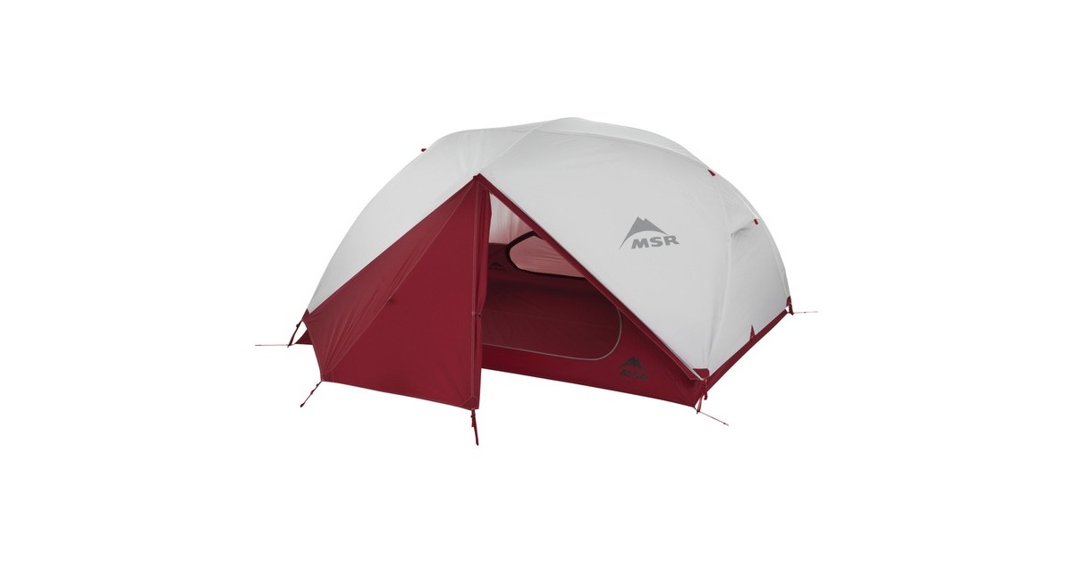 MSR Elixir 3 tent Lichtgrijs/rood