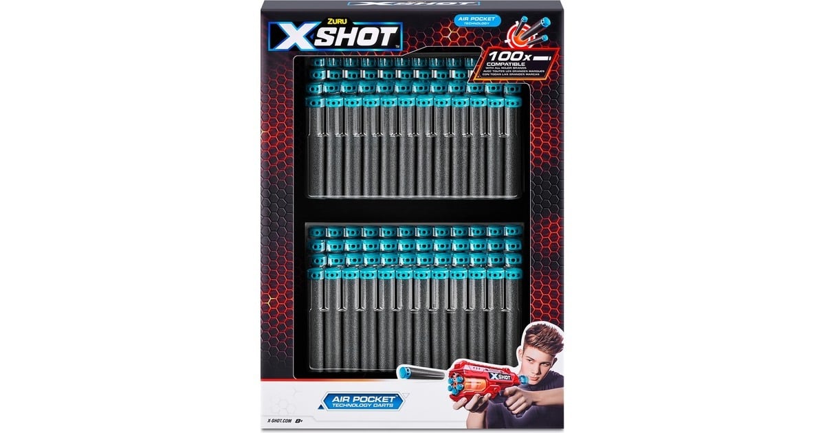 ZURU X-SHOT Refill Darts, 100 Darts Dart blaster 100 Darts