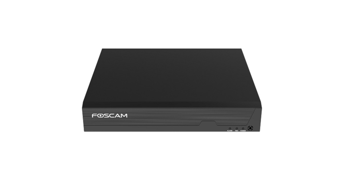 Foscam FN9108HE, 8-kanaals 5MP PoE Netwerk video recorder Zwart, PoE ...