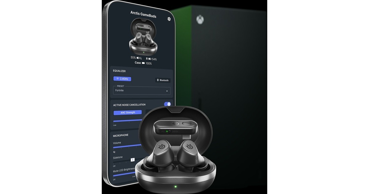 SteelSeries Arctis Gamebuds voor Xbox earbuds Zwart, Xbox, pc en mobiel