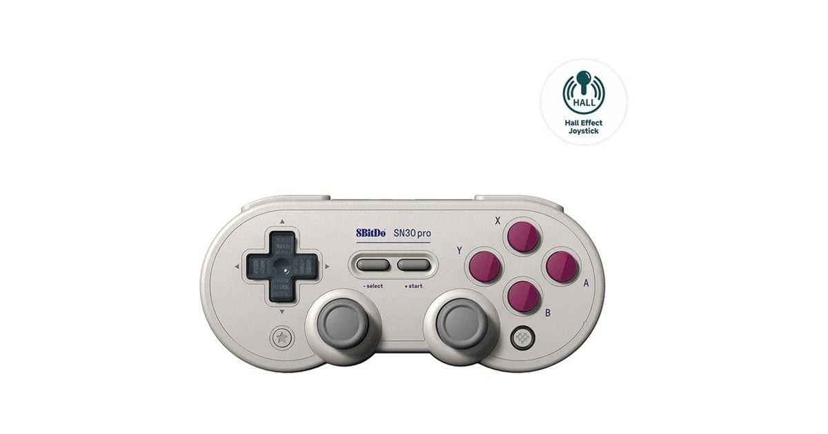 8BitDo SN30 Pro gamepad Lichtgrijs, Bluetooth, USB, Pc, Nintendo Switch ...