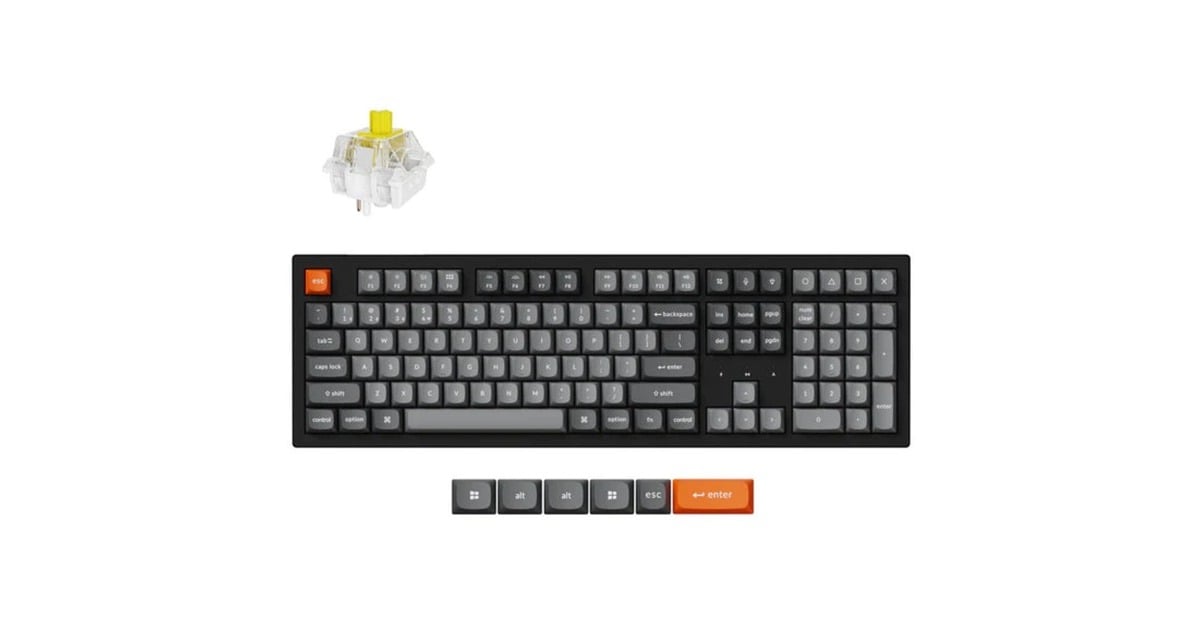 Keychron K10 Max-B4, toetsenbord Zwart, US lay-out, Keychron Super ...