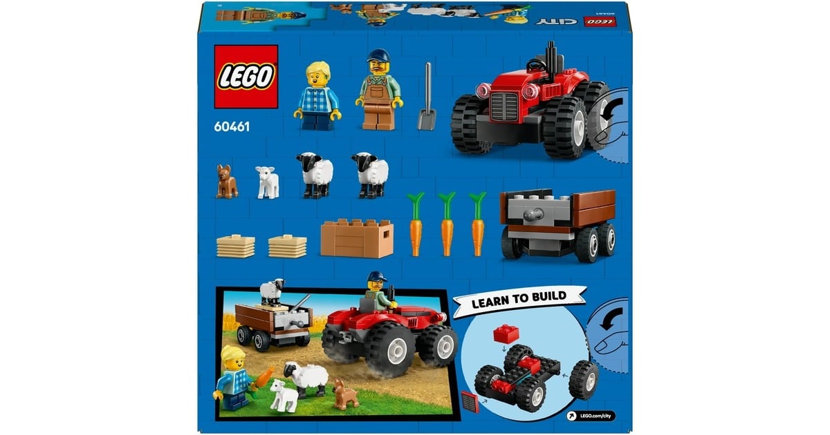 LEGO City - Rode tractor met aanhanger en schapen Constructiespeelgoed ...