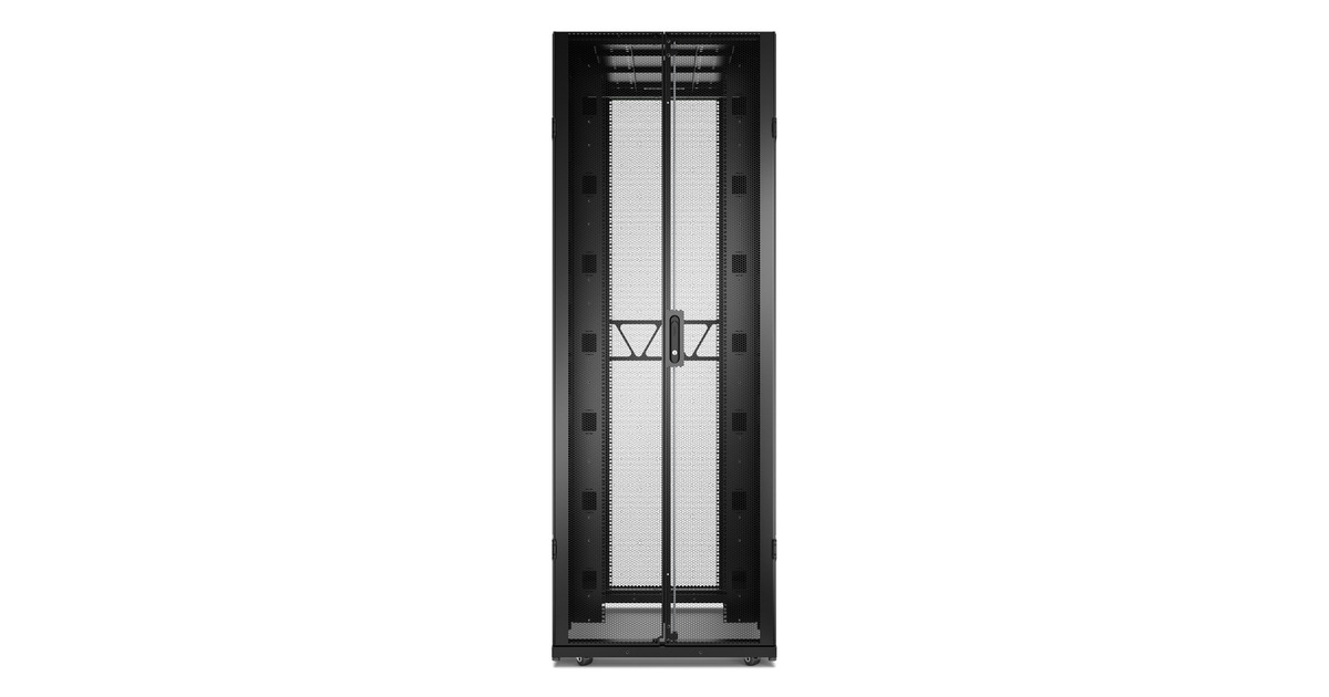 APC NetShelter SX Gen 2 AR3387B2, 48U server rack Zwart/groen, 80(b) x 225,8(h) x 120(d) cm, met ...