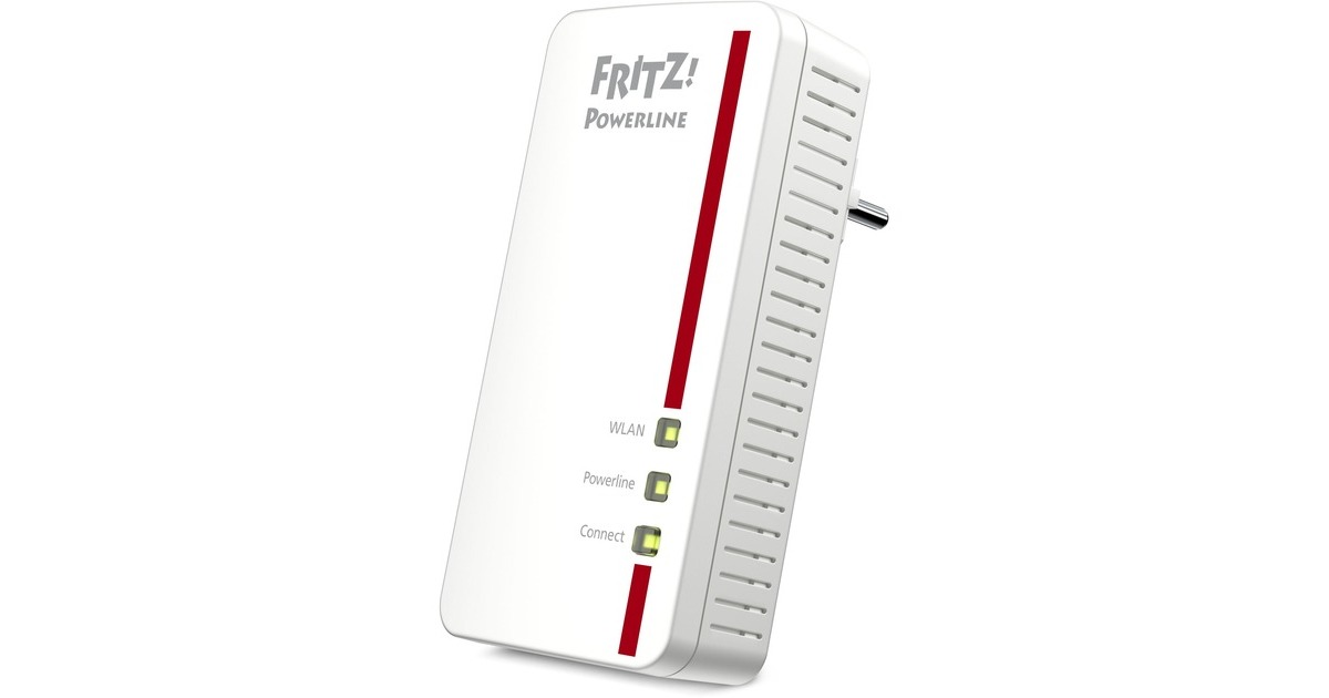 FRITZ! Powerline 1260E International Wit, 1 stuks, Mesh Wi-Fi