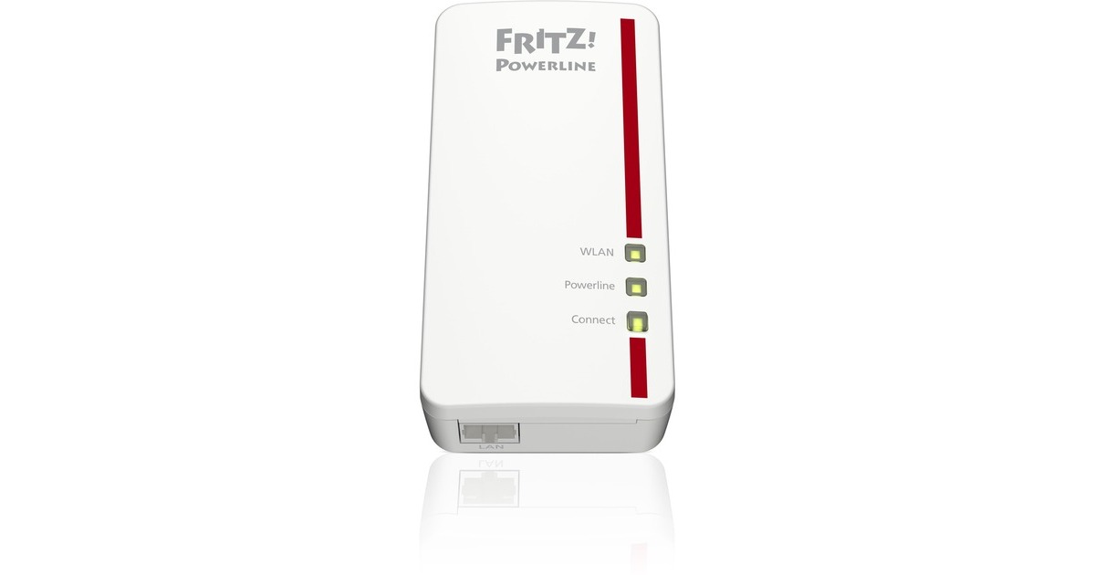 FRITZ! Powerline 1260E International Wit, 1 stuks, Mesh Wi-Fi