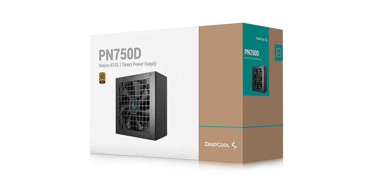 Deepcool PN750D, 750 Watt voeding Zwart, 1x 12VHPWR, 3x PCIe