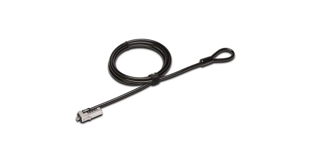 Kensington Slim Combination Ultra Cable Lock voor Standard Slot beveiliging