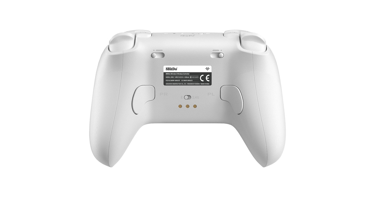8BitDo Ultimate 2 Wireless Controller Wit, 2.4 GHz / Bluetooth, USB, Pc