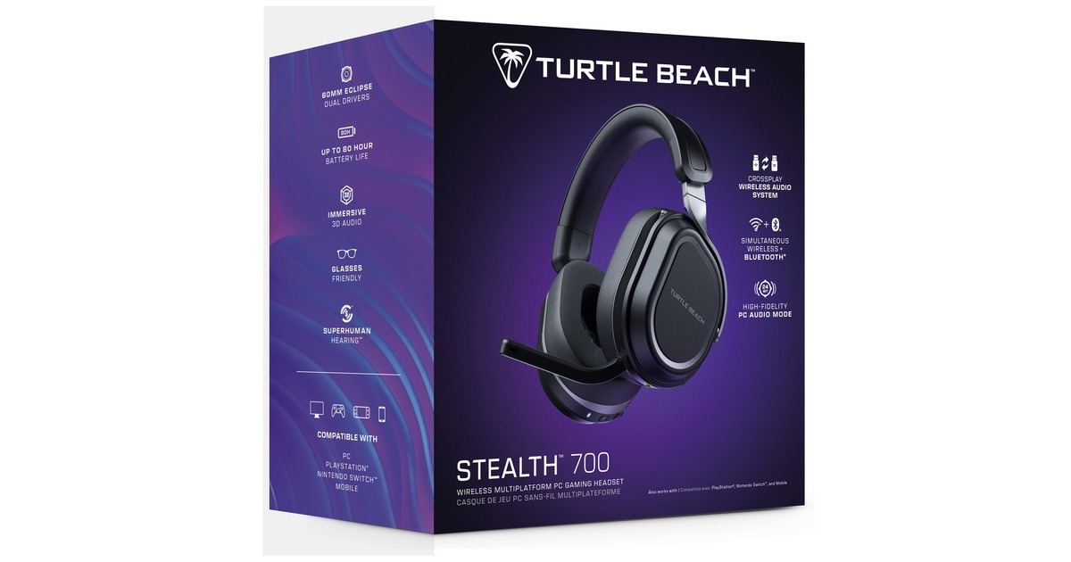 Turtle Beach Stealth 700 Gen3 Draadloze gaming headset over-ear Zwart ...