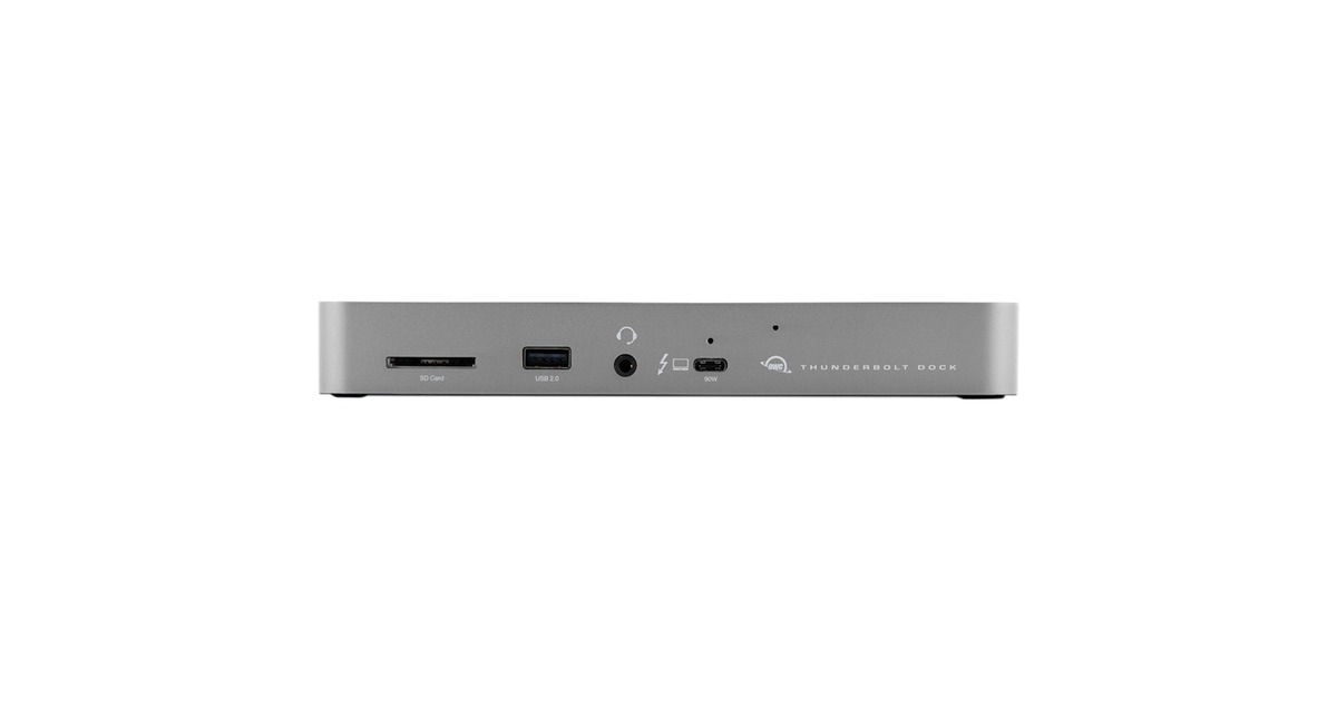 OWC Thunderbolt 4 Dock dockingstation Grijs/zwart