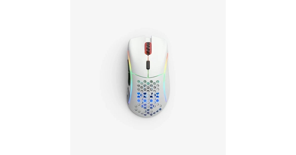 Glorious Model D Wireless gaming muis Wit (mat), 19.000 dpi, RGB leds