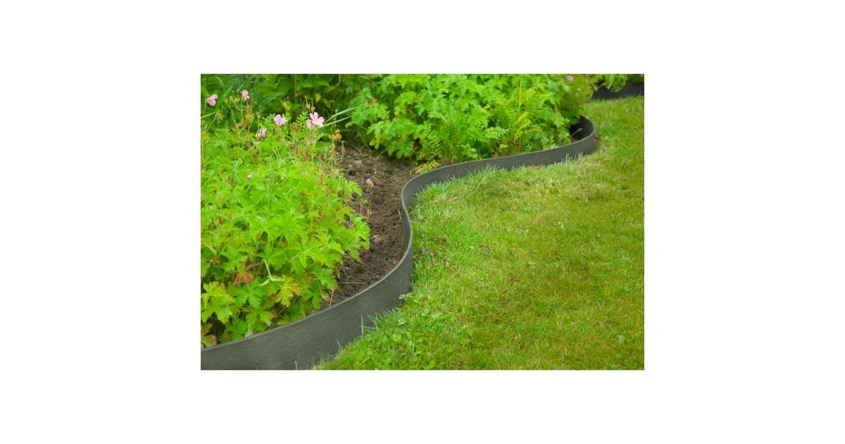 Nature Borderrand met textuur begrenzing Grijs, 5 mm - H 12 cm x 12 m