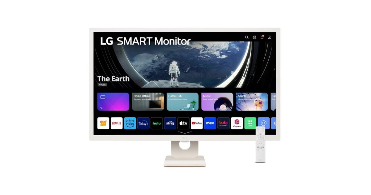 LG SmartView 32SR50F-W 31.5" monitor Wit, 2x HDMI, USB-A, WiFi ...