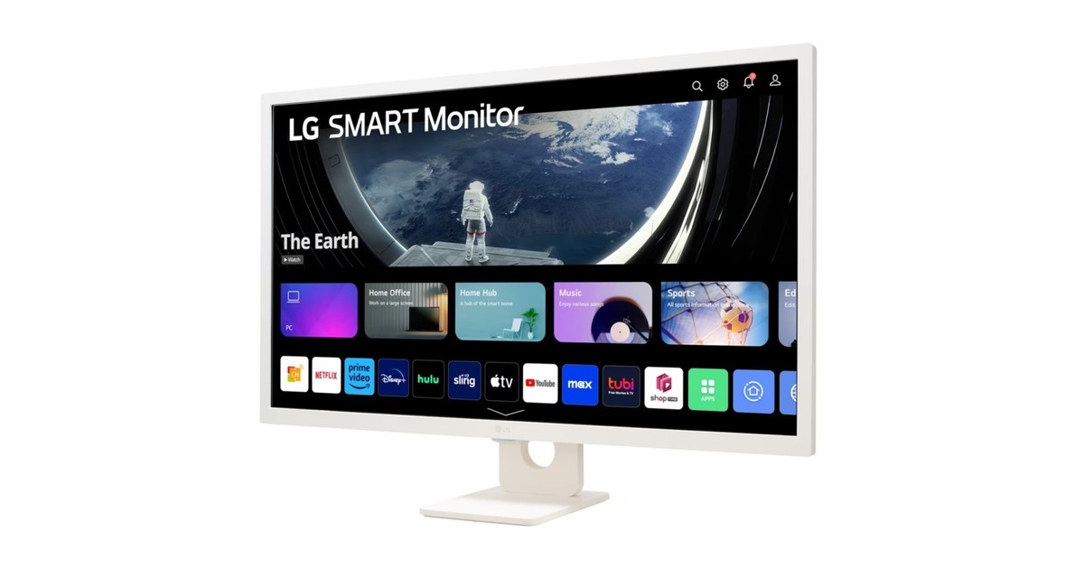 LG SmartView 32SR50F-W 31.5" monitor Wit, 2x HDMI, USB-A, WiFi ...