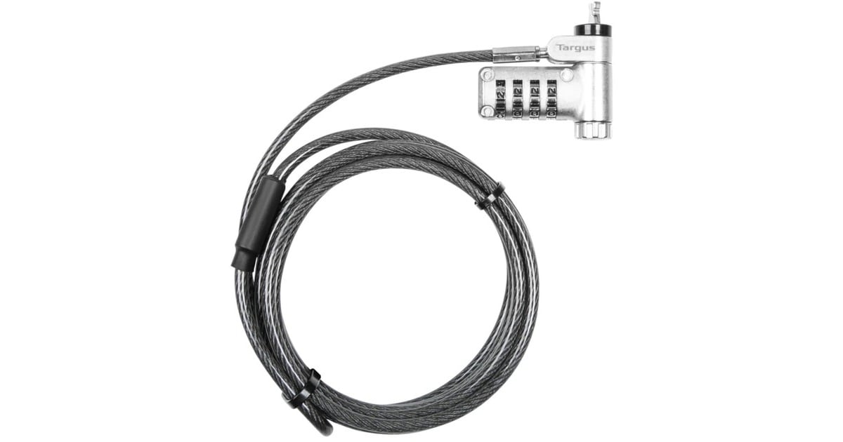 Targus DEFCON Ultimate Universal Resettable Combination Cable Lock with ...