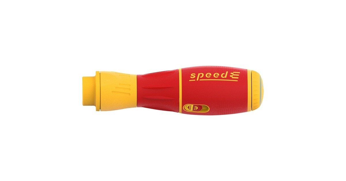Wiha E-schroevendraaier speedE II electric schroefboor Rood/geel, 7 ...
