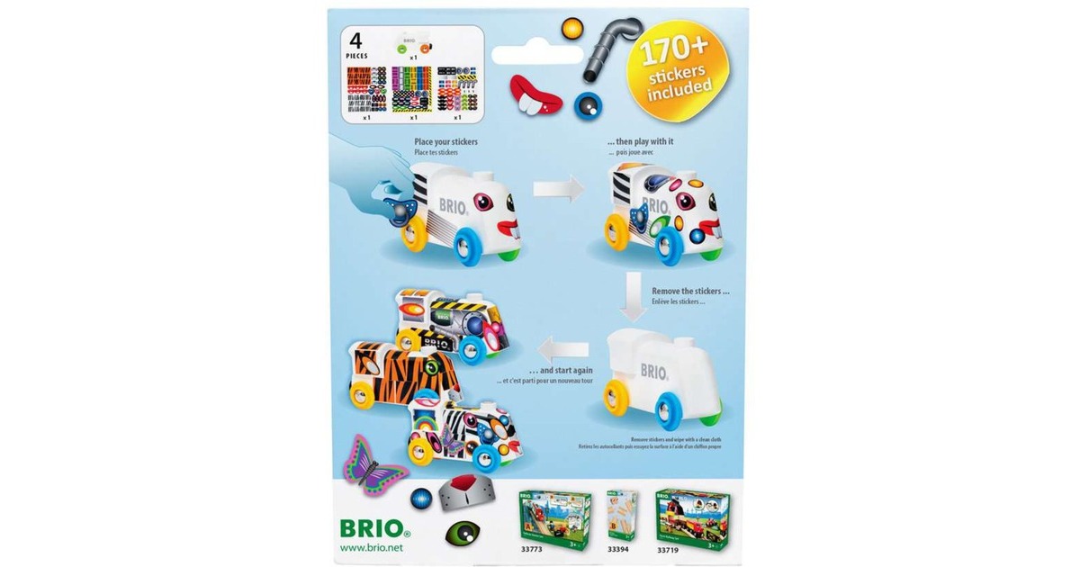 BRIO Sticker-Locomotief Speelgoedvoertuig
