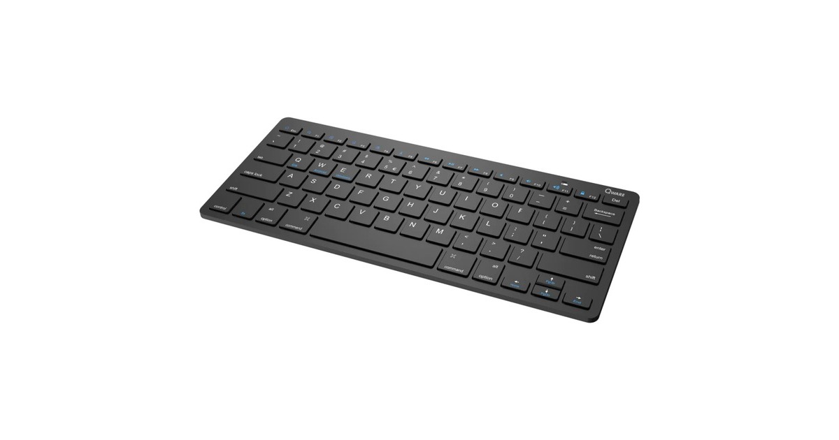 Qware Woodstock draadloos toetsenbord Zwart, EU lay-out (QWERTY), TKL, Bluetooth