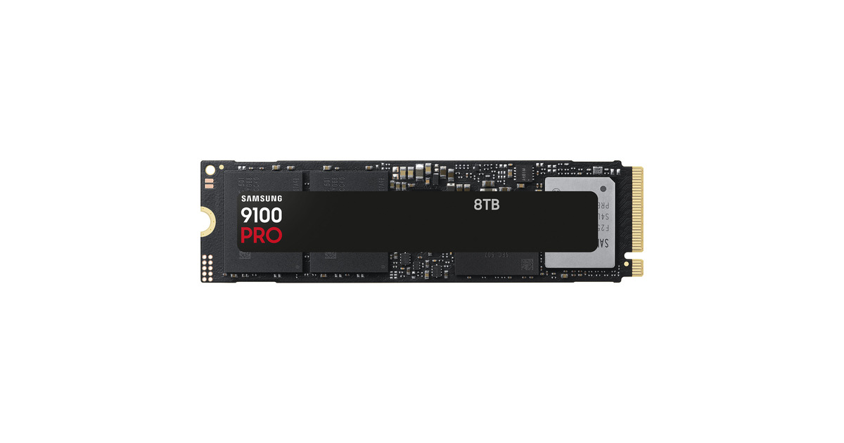 Samsung 9100 PRO 8 TB SSD MZ-VAP8T0BW, PCIe Gen 5.0 x4, NVMe 2.0