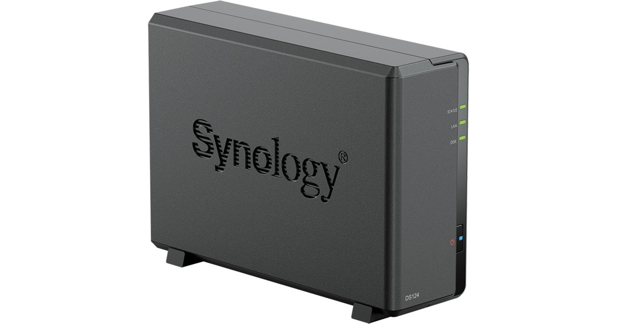 Synology DiskStation DS124 nas Zwart, USB-A 3.2 (5 Gbit/s)