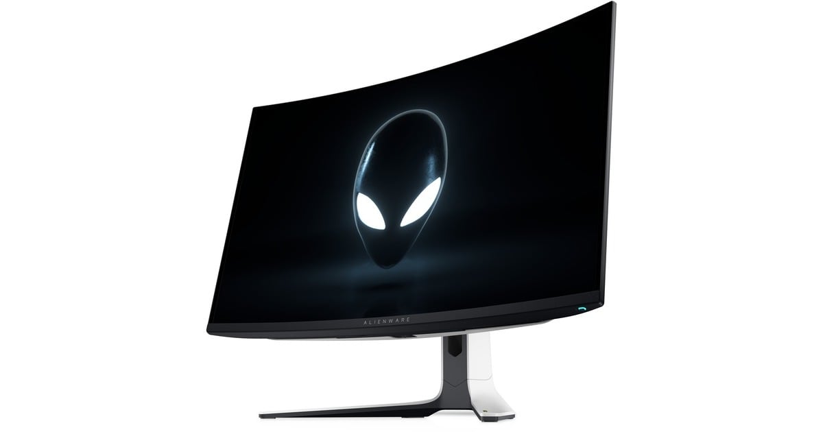 Alienware AW3225QF 32" 4K UHD Curved gaming monitor Wit/zwart, 240Hz ...