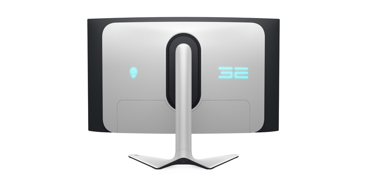 Alienware AW3225QF 32" 4K UHD curved gaming monitor Wit/zwart, 2x HDMI ...